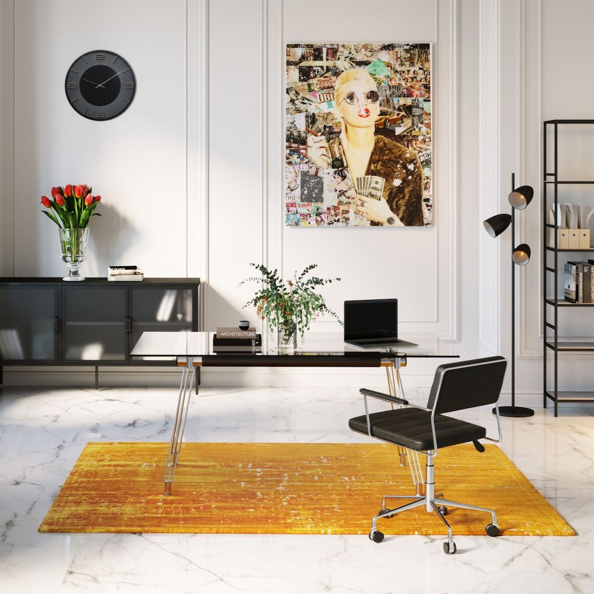 Wandfarben fürs Arbeitszimmer - Anna Bergner Interior Design