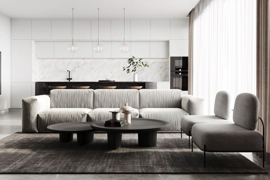 Wohnzimmer modern einrichten und gestalten | Anna Bergner Interior Design